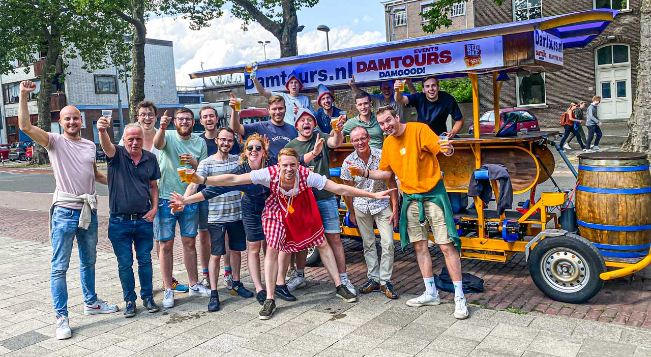 Beer Bike Tours Amsterdam | Explore the City with Friends - Damtours Events
